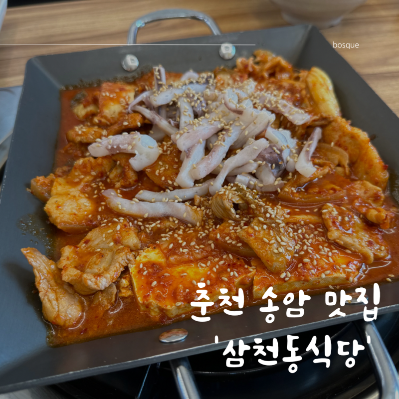 춘천 삼천동 추어탕 케이블카 근처 맛집 삼천동식당 네이버 블로그