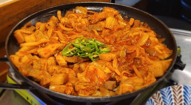 수유역 맛집 정통집돼지고기김치구이와 돼지껍데기 짱맛😆👍 네이버 블로그