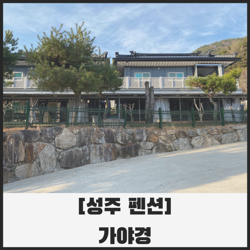 대구 근교 펜션 경북 성주 가야경 네이버 블로그