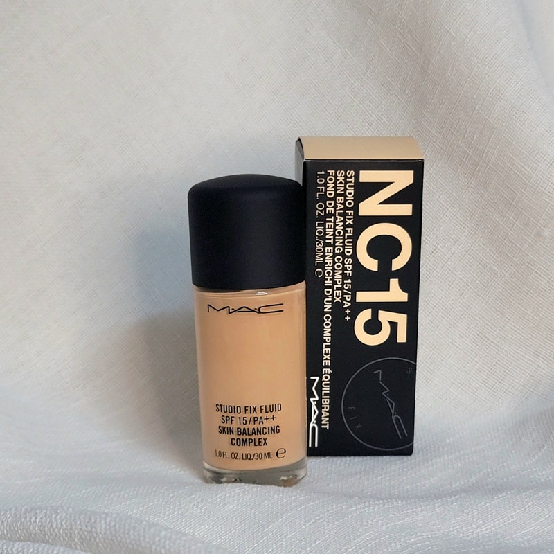 MAC 맥 스튜디오 픽스 플루이드, 컬러 고를 때 참고할 NC15 : 네이버 블로그