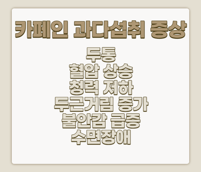 카페인 과다섭취 부작용 증상은 하루 커피 권장량 알아보자 네이버 블로그