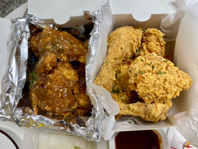 울산치킨맛집 썬더치킨 우정점트레이더스 양념치킨소스 네이버 블로그