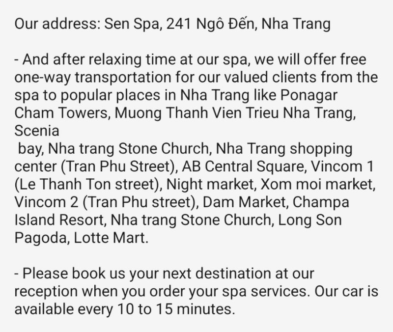 내돈내산 나트랑 센스파 전신마사지 받고 왔어요!(예약방법, 프로모션 내용 포함) : 네이버 블로그