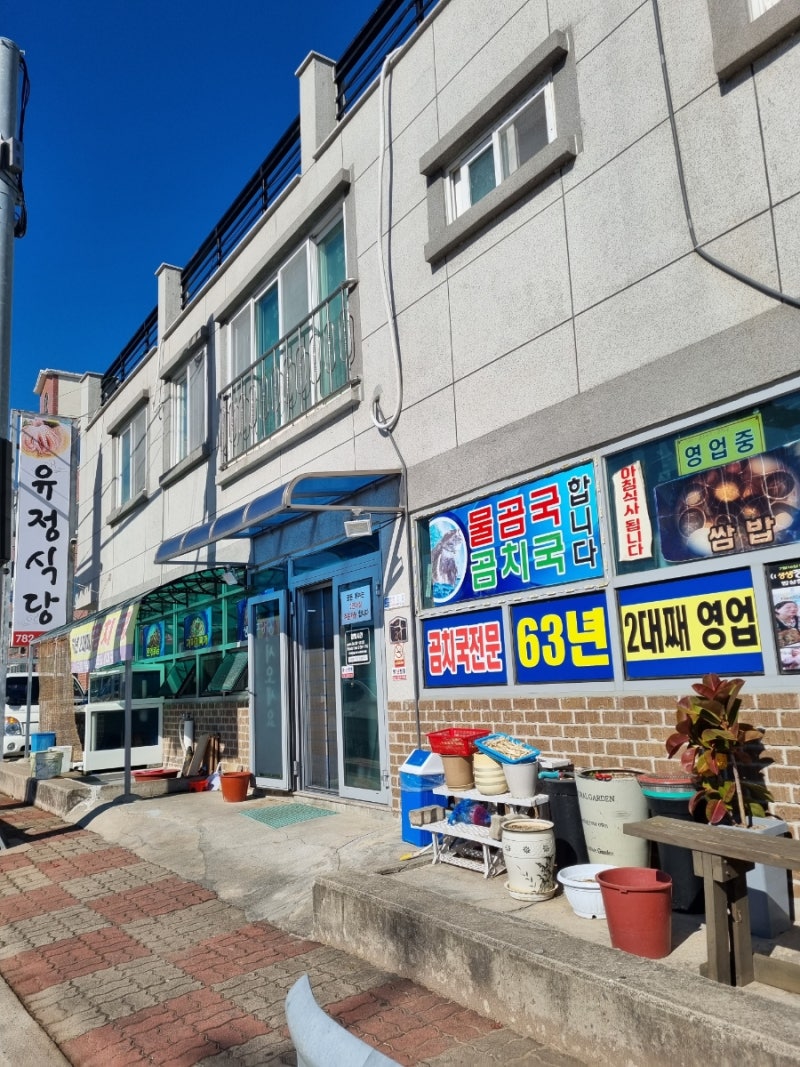 울진죽변면 유정식당 울진맛집 울진 물곰국 죽변맛집 울진 곰치국 울진 유정식당 울진 죽변 장치조림 장치매운탕 장치탕 울진