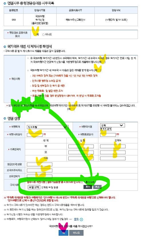 공익사회복무요원 해외여행 절차 안내 네이버 블로그