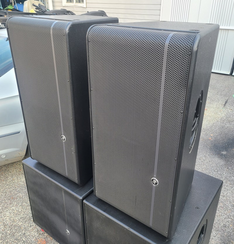 Mackie HD1531 & HD1801 액티브스피커 4통 : 네이버 블로그