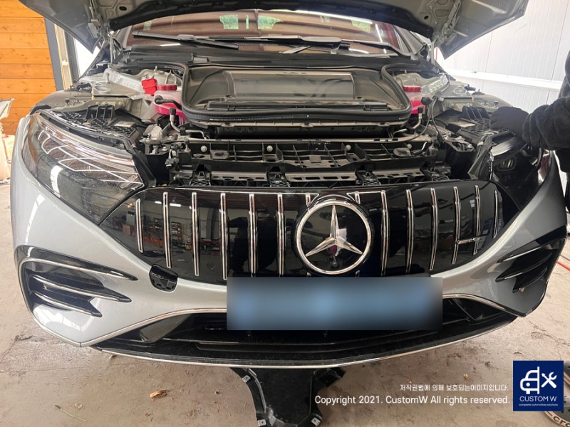 벤츠 Eqs450 순정 Amg 세로그릴 장착 네이버 블로그