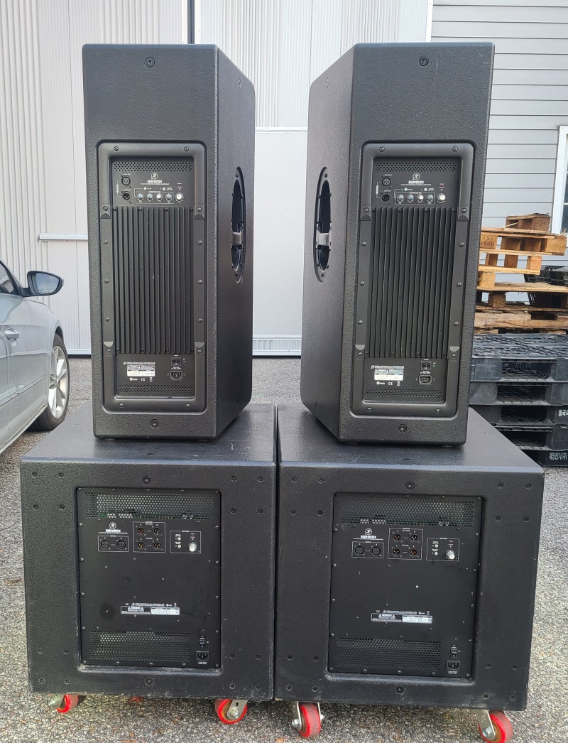 Mackie HD1531 & HD1801 액티브스피커 4통 : 네이버 블로그