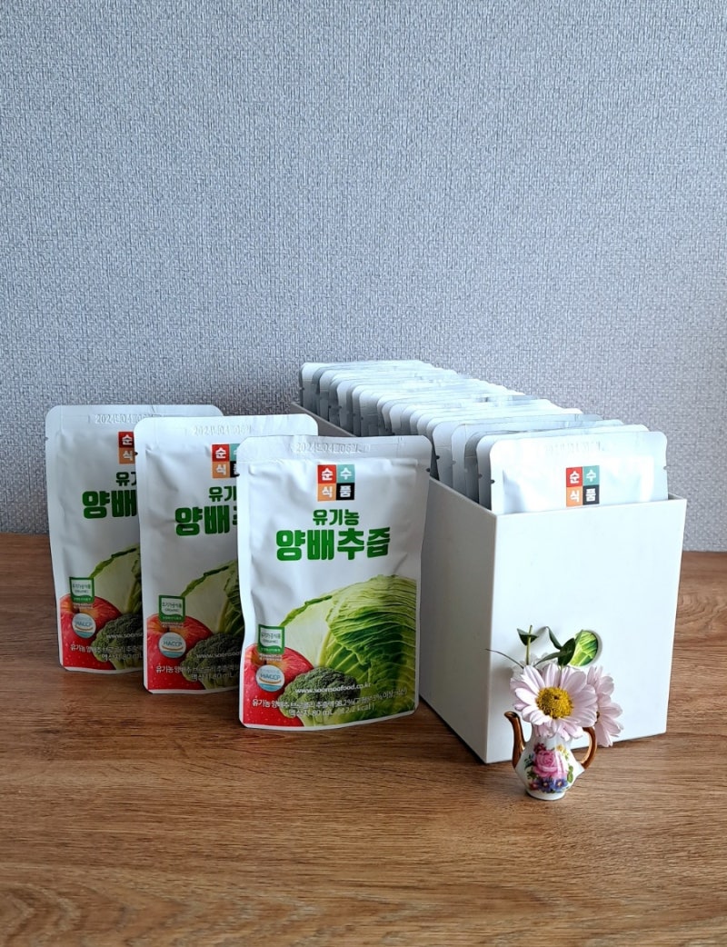 순수식품 유기농 양배추즙 양배추브로콜리즙 양배추사과즙 추천 네이버 블로그