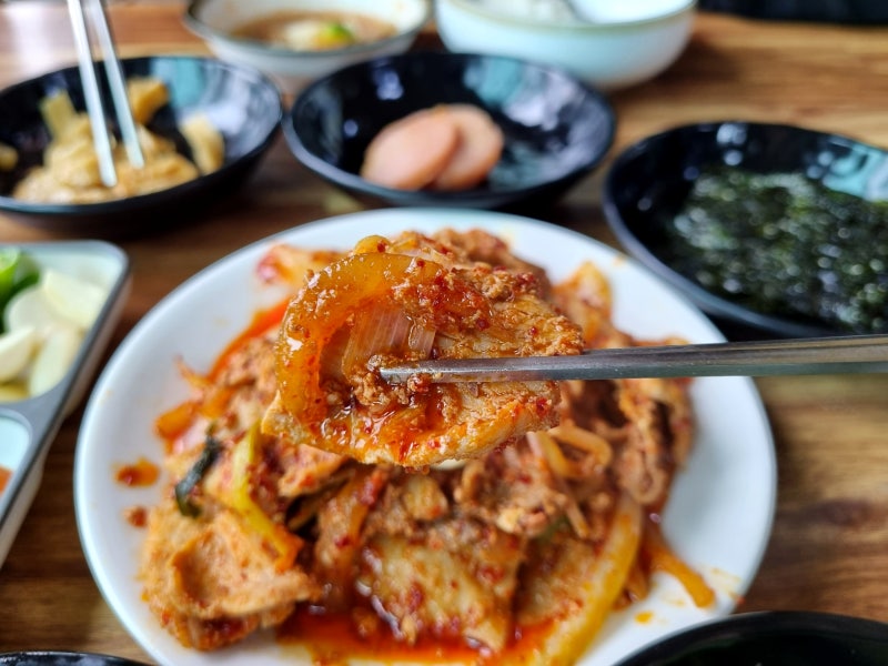이천 버들식당 집밥스타일 제육볶음과 청국장이 맛있는 서이천ic 맛집 네이버 블로그