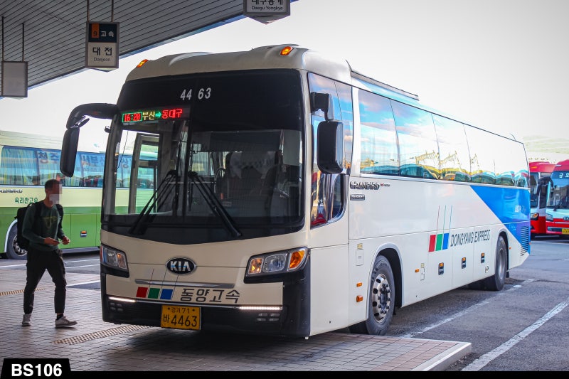 고속일반 동양고속 부산 동대구행 4463호 기아 뉴 그랜버드 이노베이션 실크로드 디젤16 네이버 블로그