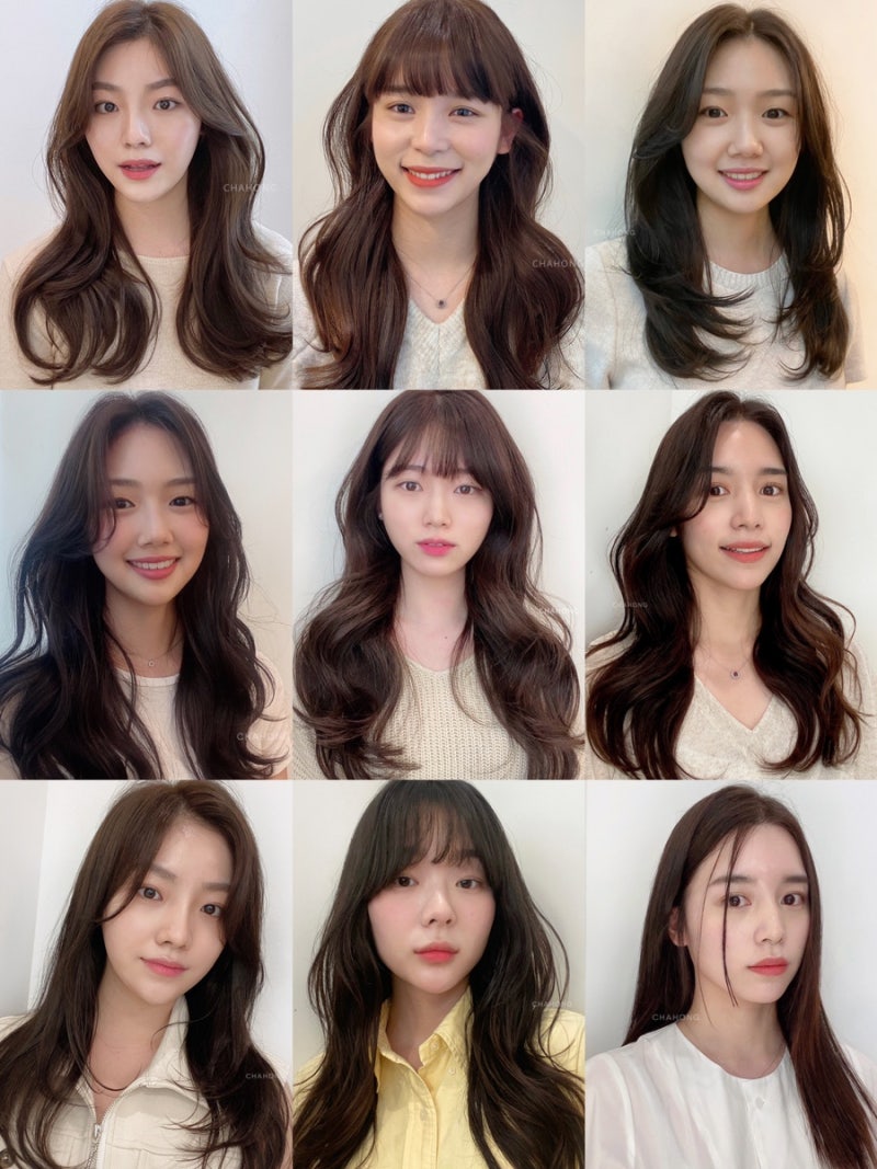 꾸준히 사랑받는 긴머리 레이어드펌 디자인 소개해드릴게요 🖤 차홍룸 노원점 윤서희디자이너 네이버 블로그