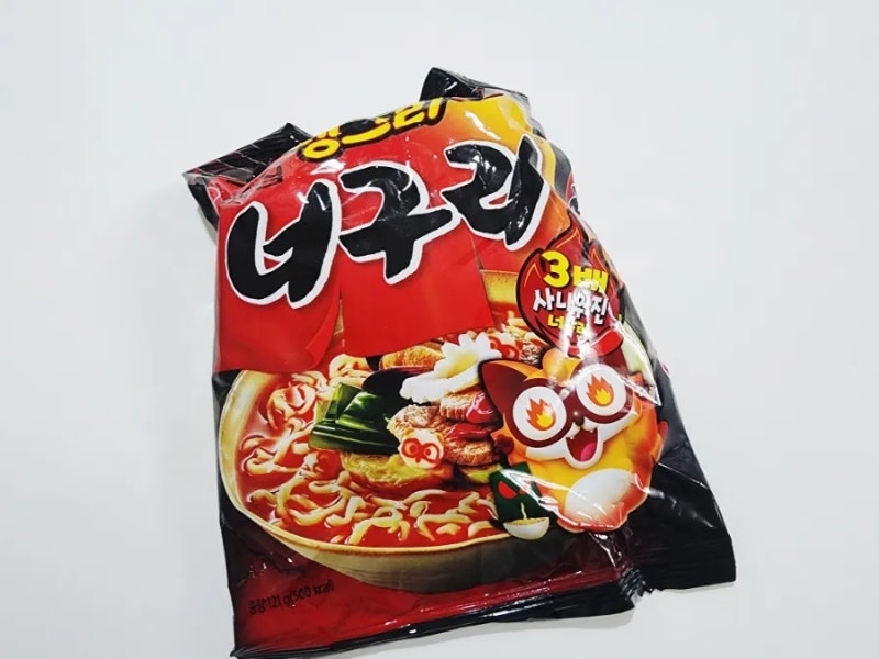 앵그리 너구리 농심 라면 후기 매운맛 어느 정도 네이버 블로그