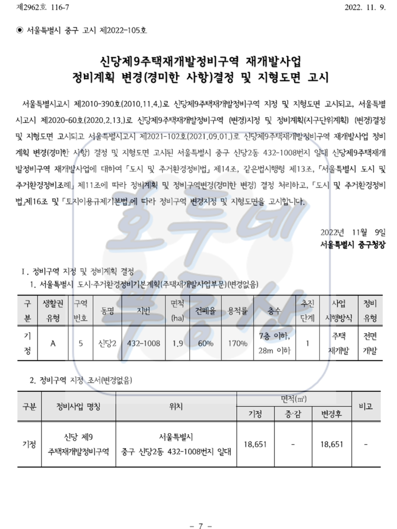 신당9구역 세대수 변경과 시공사 선정일정 네이버 블로그
