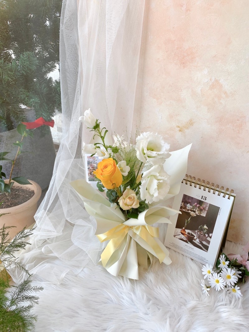 소소하게 미니 꽃다발♥ 인천 서구 꽃집 신현동 꽃집 가정동 꽃집 루원시티 꽃집 청라 꽃집 꽃의 선율 네이버 블로그