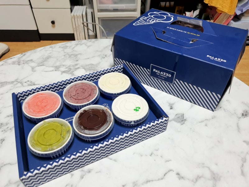 부산 정관카페, 이태리 아이스크림 젤라또, 파씨, 빨라쪼 부산 정관점에서 고급 아이스크림 젤라또 파티박스 즐기기 : 네이버 블로그