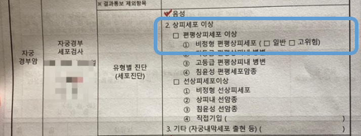 비정형 상피세포 소견 Ascus이 나왔습니다 자궁경부암이 될 수도 있나요 네이버 블로그