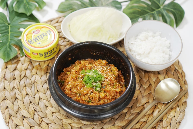 다이어트 캔참치요리 참치쌈장 만들기 양배추쌈과 함께 든든한 다이어트메뉴 네이버 블로그