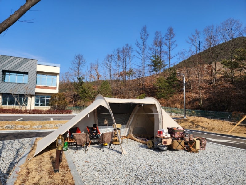 캠핑 아빠랑 캠핑 보은 북암농촌체험관 캠핑장 네이버 블로그