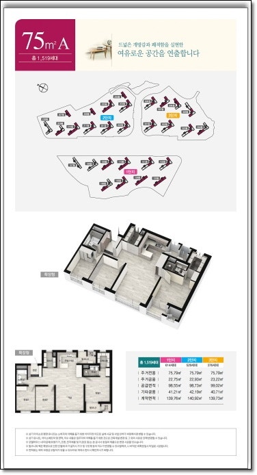 화성시청역 센트럴파크스타힐스 1단지 2단지 3단지 59A타입 75A타입 구조 및 내부모습 소개 : 네이버 블로그