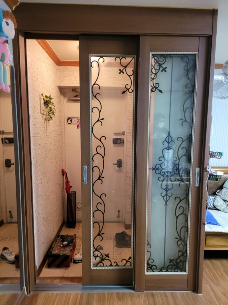 인천중문수리 청라 아파트 현관미닫이중문수리 잘했어요 네이버 블로그