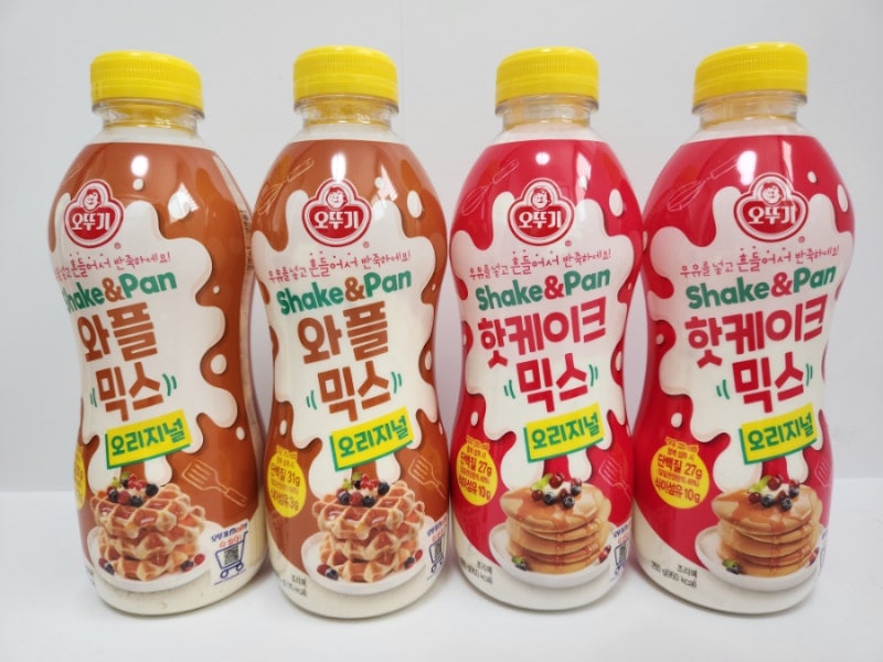 오뚜기 쉐이크앤팬 핫케이크 믹스로 간편한 간식 만들기 네이버 블로그