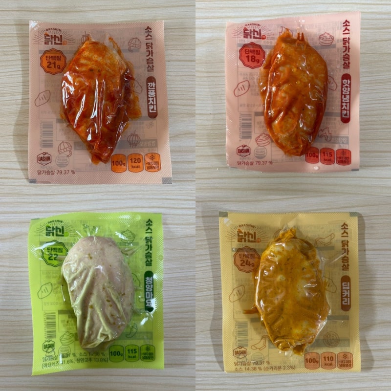 인스타그램 닭가슴살: 다신샵, 닭신 소스 닭가슴살 4종, 내돈내산 솔직후기 : 네이버 블로그