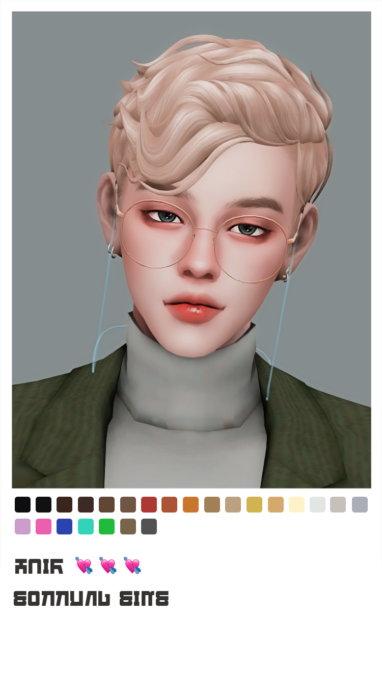 [심즈4] 맥시스 매치 CC템추천 : 남심헤어편(Hair) 55 : 네이버 블로그