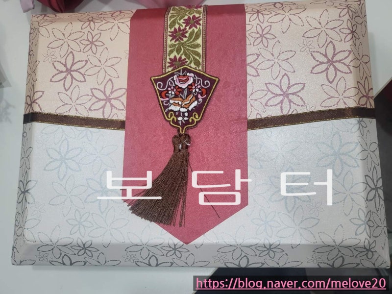 인천명절선물포장 샘플작업 했어요 인천보자기공방 네이버 블로그