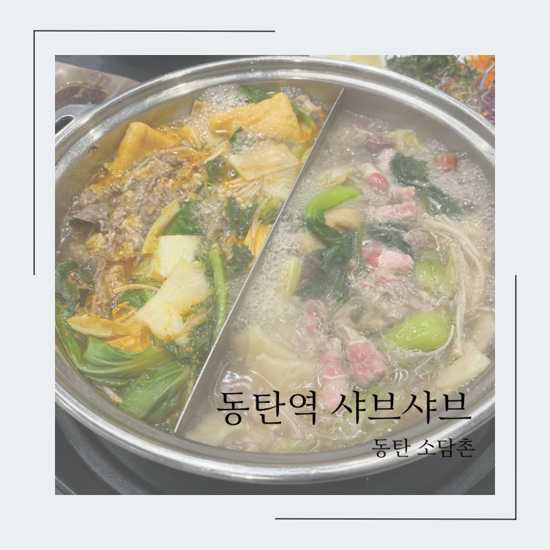 동탄 소담촌 동탄역 샤브샤브 월남쌈 맛집 네이버 블로그