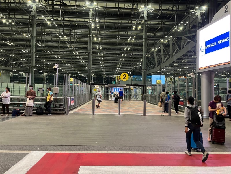 [탑승기] 대한항공 KE658 방콕/수완나품 - 서울/인천 A380-800 탑승 후기! 한국 입국 Q코드 작성방법! : 네이버 블로그