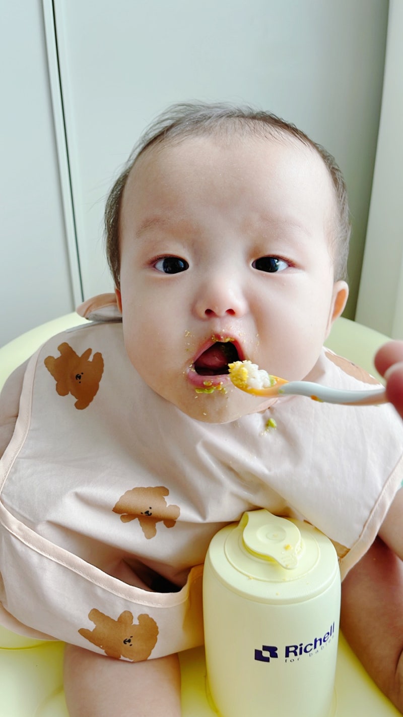 초기 토핑이유식 달걀노른자 큐브 만드는법 계란 알레르기 테스트 아기 계란 섭취량 네이버 블로그
