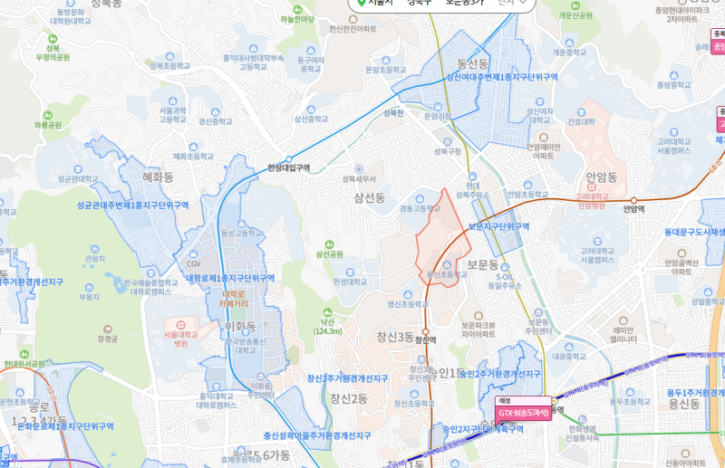 동네탐방 종로구 같은 성북구 아파트 보문파크뷰자이커뮤니티 수영장 분양가 주소 행복주택 원룸 시세 임대동