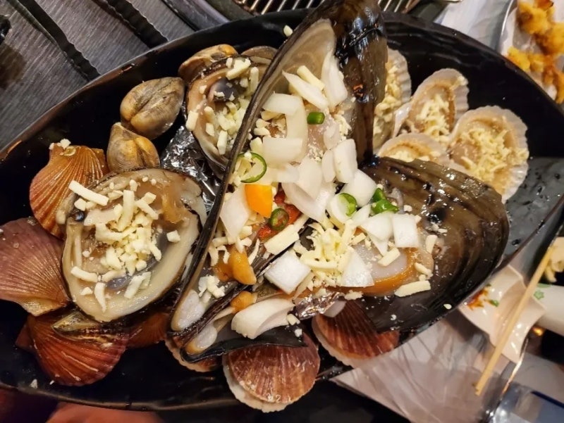 소래포구 맛집 미남조개 해물칼국수 조개구이 조개찜 찐후기 네이버 블로그