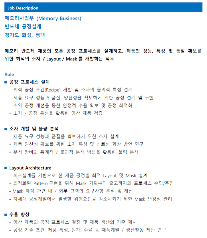 공정설계 직무와 공정기술 직무의 차이점 네이버 블로그