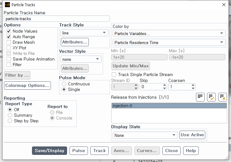 [CFD] Ansys Fluent : Particle Tracking 시각화, 애니메이션 : 네이버 블로그