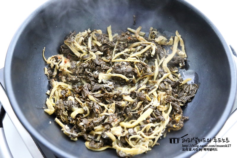 시래기나물볶음 무청시래기볶음 시래기나물 시래기요리 네이버 블로그
