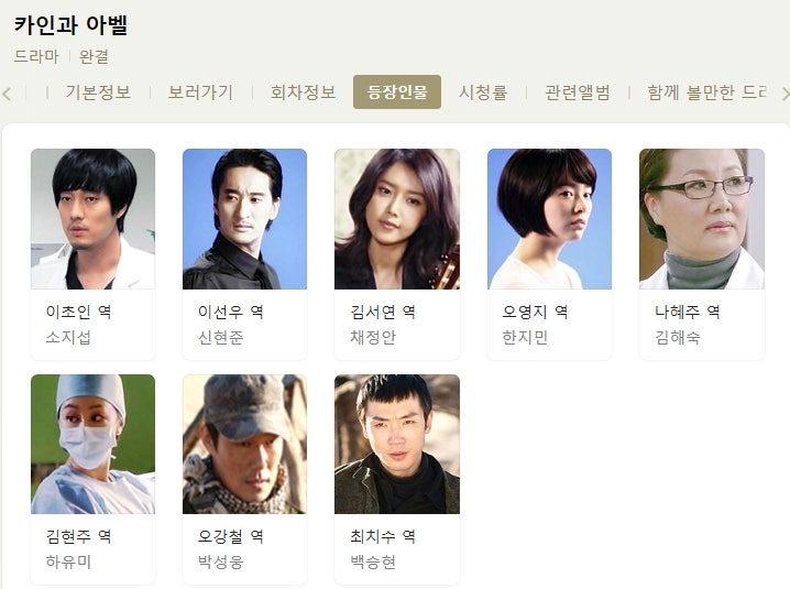 한지민 리즈 시절 멋있는 소지섭 드라마 카인과 아벨다시보고 싶은 명작드라마추천 네이버 블로그