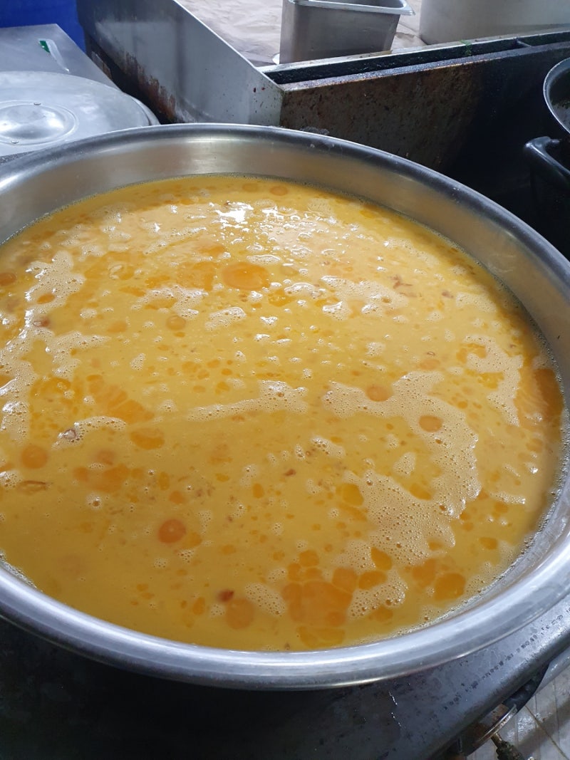 단체급식 분식데이 얼갈이된장국 스팸마요덮밥 타코야끼 북어채야채무침 요구르트 네이버 블로그