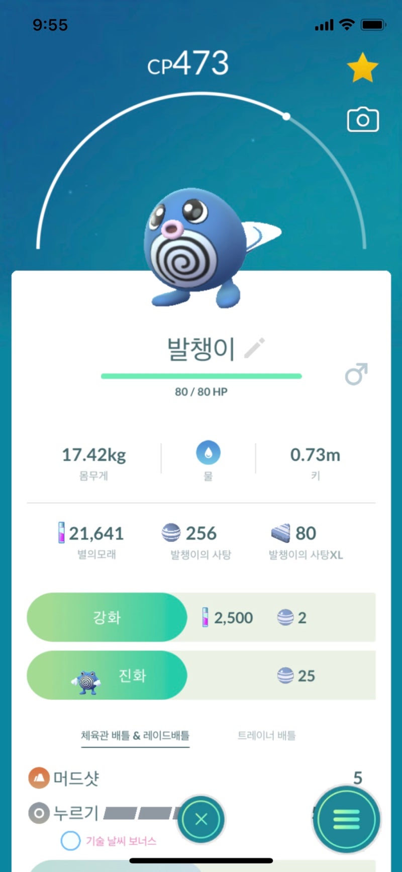 포켓몬고 강챙이 레이드 약점 그림자 강챙이 하이퍼리그 졸업스킬 강챙이 레이드 공략 추천 포켓몬 강챙이100 Cp 레이드