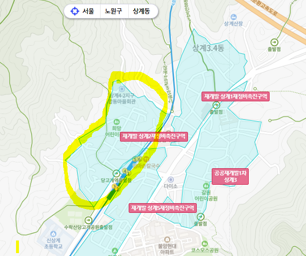 재개발 임장 노원구 상계동 재개발상계뉴타운 상계1구역 상계2구역 상계3구역 상계5구역 상계5동일대 네이버 블로그