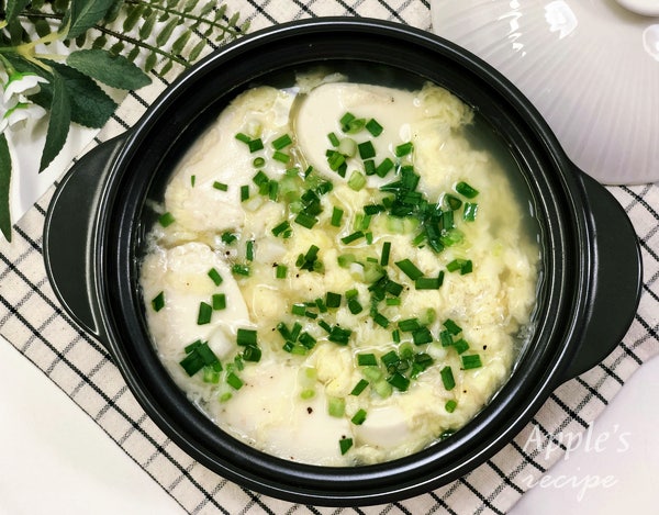 순두부 계란탕 만들기 간단한 아침메뉴 부드러운 국물 요리 네이버 블로그
