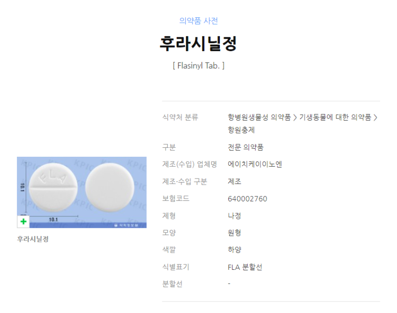 트리코모나스증과 혐기성균에 사용하는 후라시닐정 복용방법 및 부작용 네이버 블로그