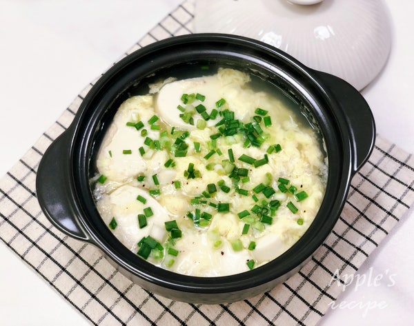 순두부 계란탕 만들기 간단한 아침메뉴 부드러운 국물 요리 네이버 블로그