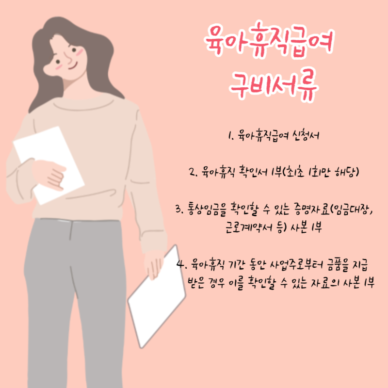 육아휴직 급여 신청방법 계산 아빠 사후지급금 33 부모육아휴직제 네이버 블로그