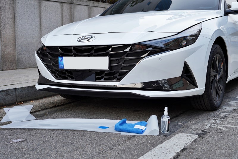 직접 해 본 아반떼 CN7 PPF필름 셀프시공 후기 : 네이버 블로그