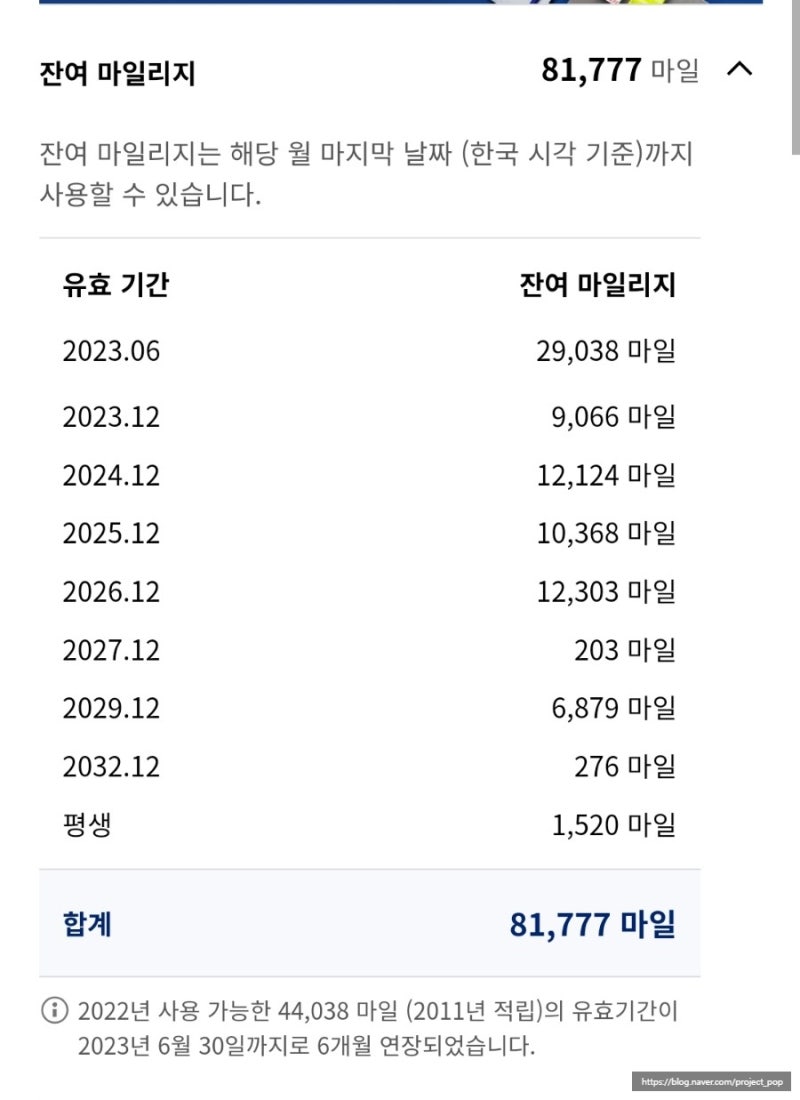대한항공 아시아나 항공 보너스 마일리지 항공권 예매예약사용 후기 소멸예정 마일리지 살펴보기 네이버 블로그