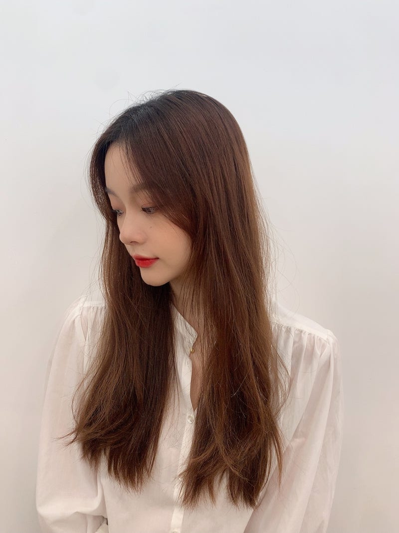 초코브라운염색 톤 다운으로 차분하게 네이버 블로그