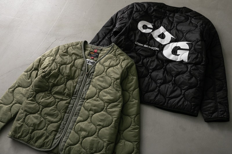 꼼데가르송 CDG X 알파인더스트리 콜라보 개파카 M65 라이너자켓 발매정보 : 네이버 블로그
