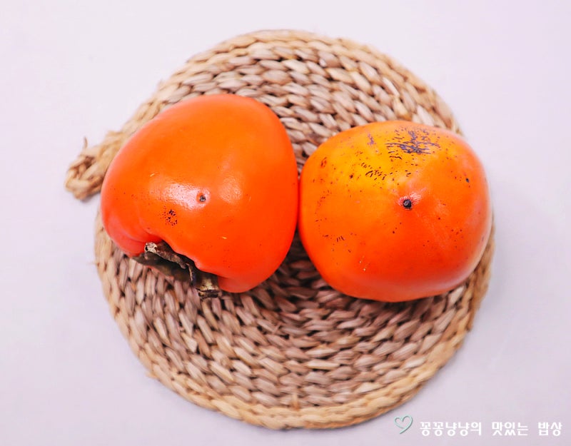 홍시라떼 만들기 부드럽고 달콤한 까페디저트 홍시스무디 네이버 블로그